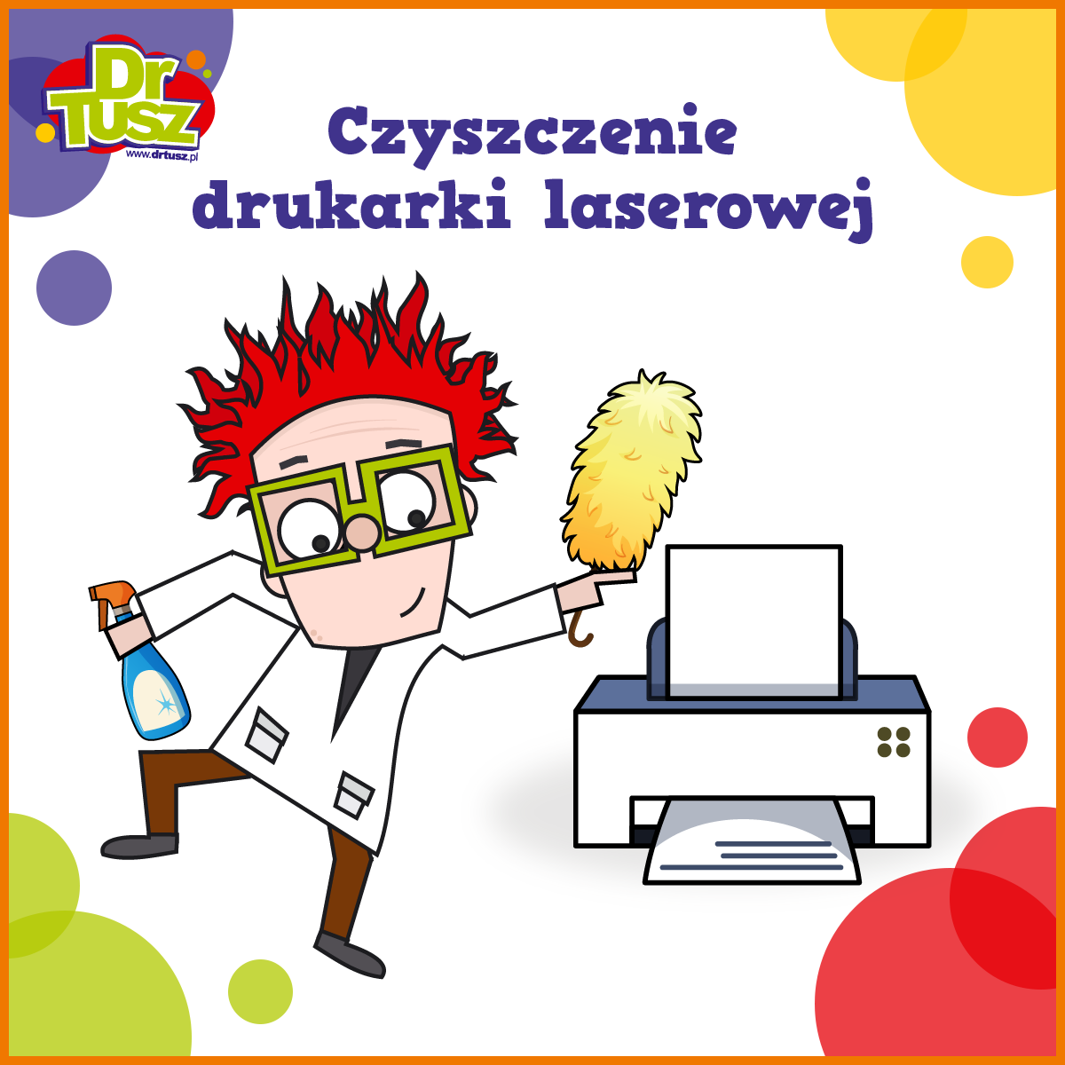 Czyszczenie drukarki laserowej - Blog firmowy DrTusz