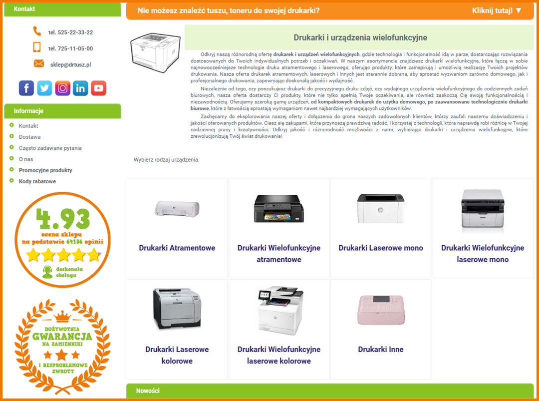 Tania drukarka na Black Friday – mierz siły na zamiary