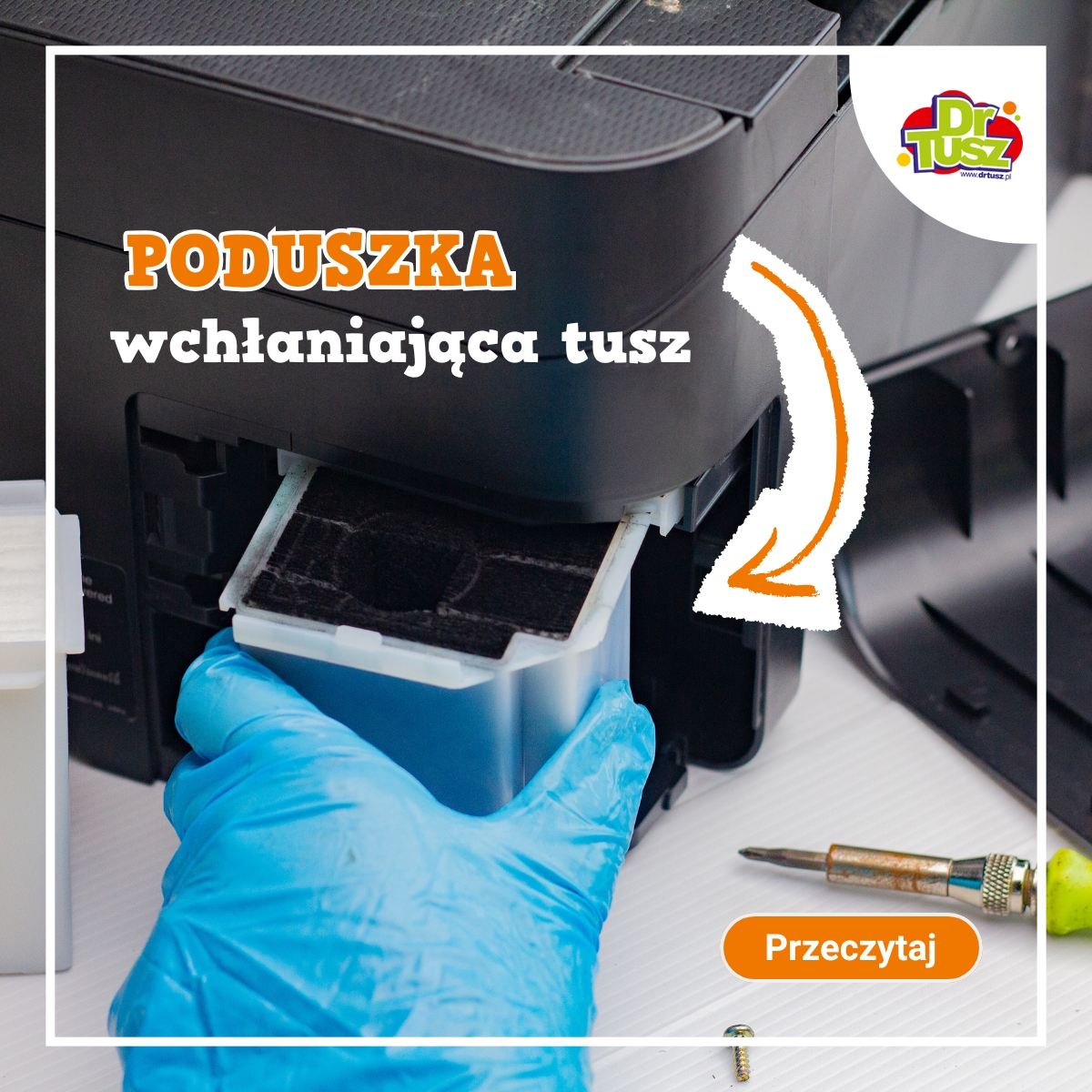 Co to jest poduszka wchłaniająca tusz? - Blog firmowy DrTusz